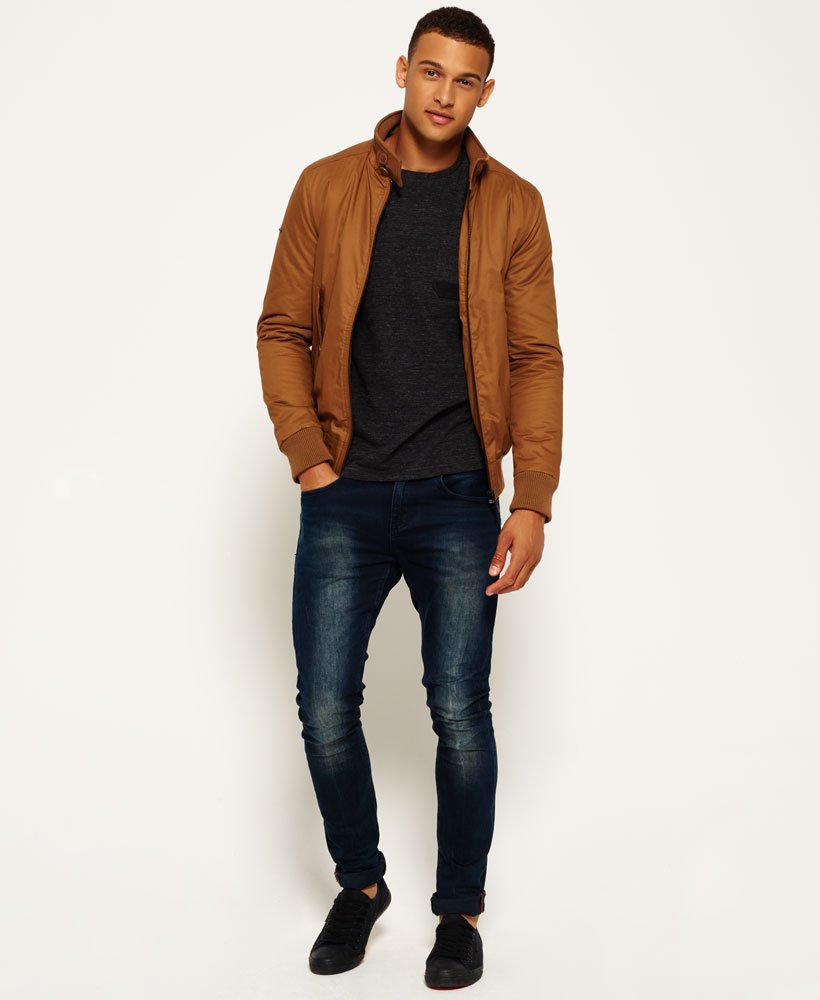 mens Winter Longhorn Harrington Jacket in TAN | Superdry UK