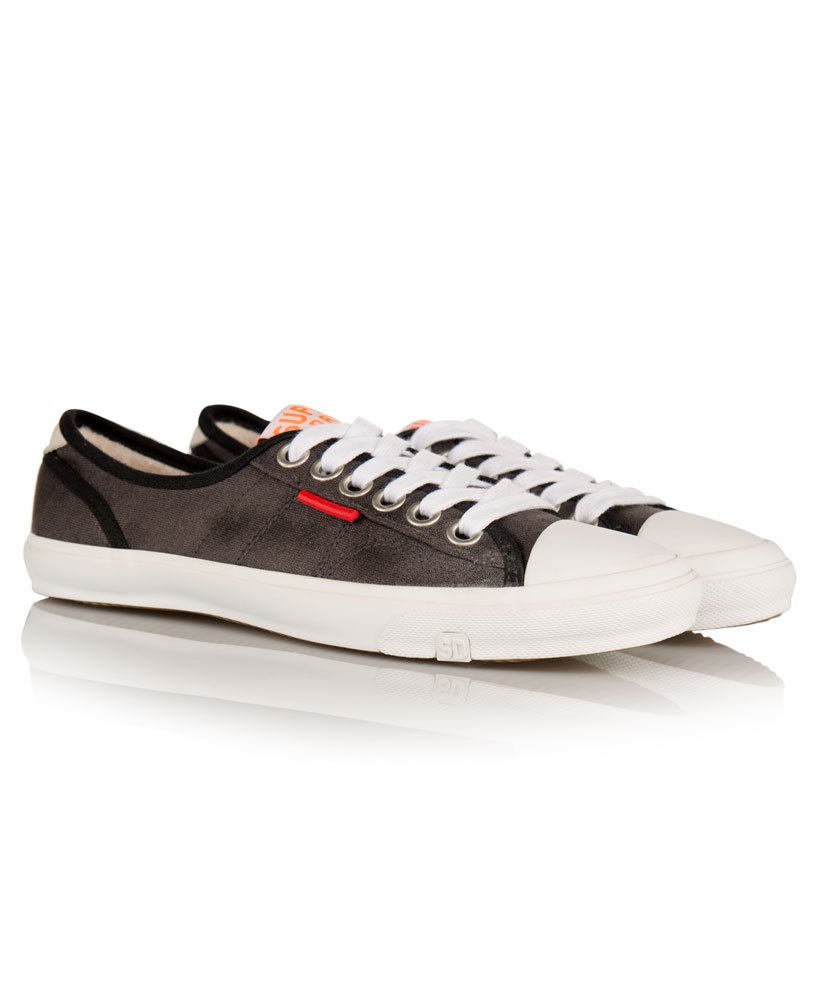womens Low Pro Shoes in Black Foil | Superdry US