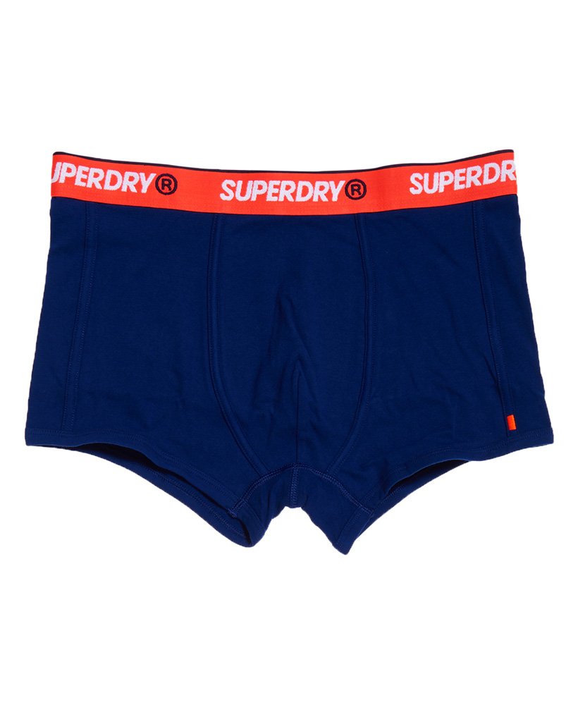 mens Orange Label Sports Trunks Triple Pack in Oyster Feeder/Blue ...