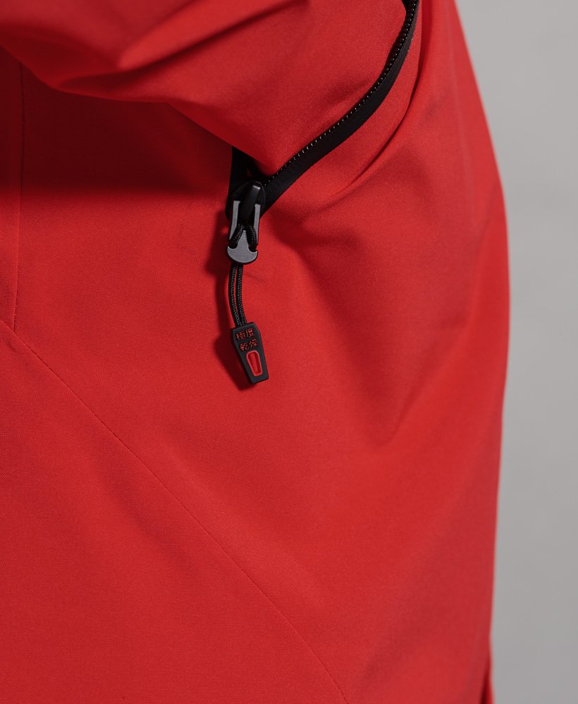 mens Hydrotech Ultimate Waterproof Jacket in High Risk Red | Superdry UK