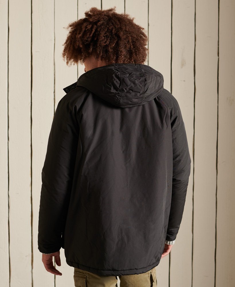 mens Mountain Padded Parka Coat in Black | Superdry UK