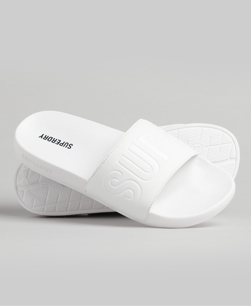 mens Core Pool Sliders in Black | Superdry UK