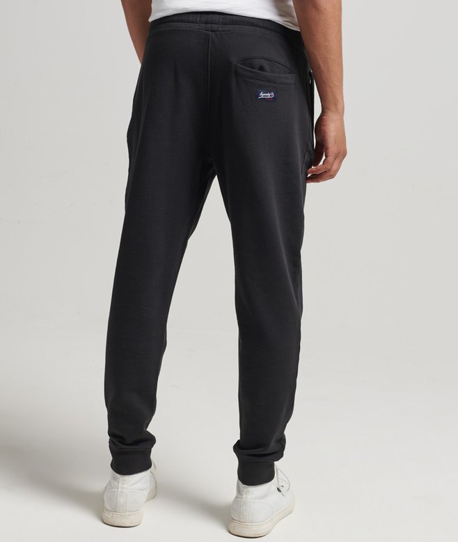 mens Vintage Athletic Club Joggers in Black | Superdry UK