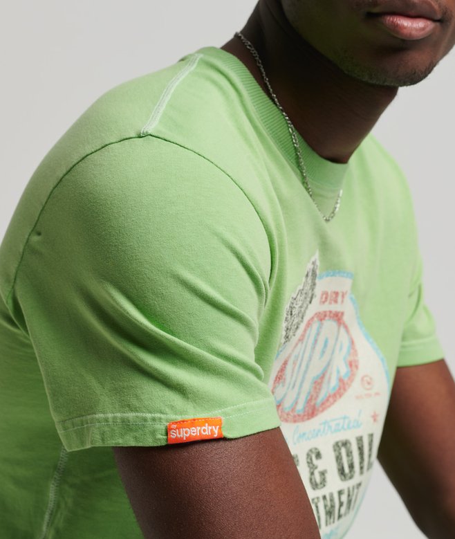 T-shirt classique Vintage 08 Rework Édition Limitéevert tendre pour ...