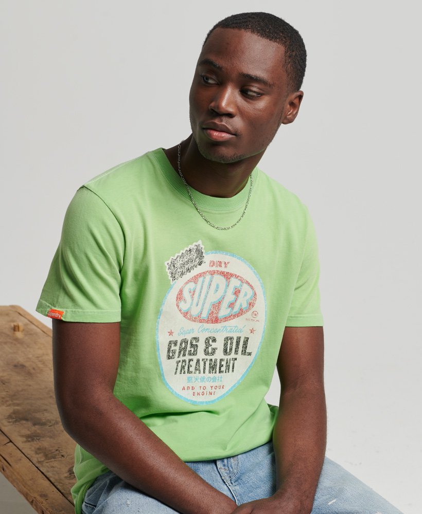 T-shirt classique Vintage 08 Rework Édition Limitéevert tendre pour ...