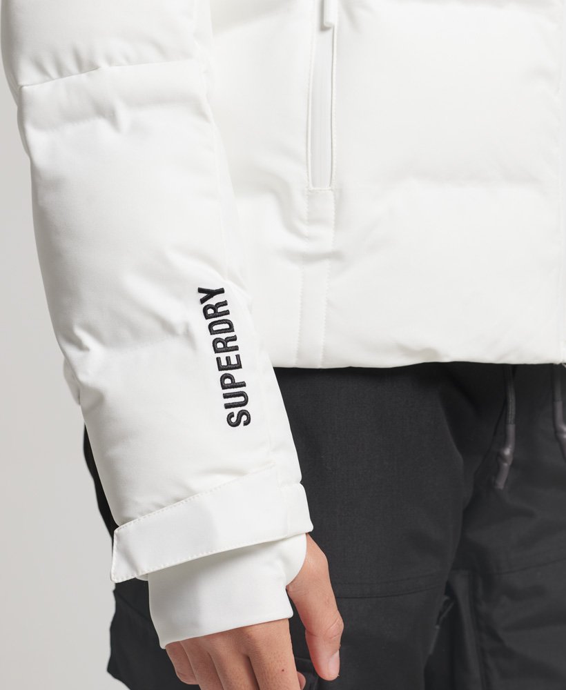 womens Motion Pro Puffer Jacket in OPTIC | Superdry UK