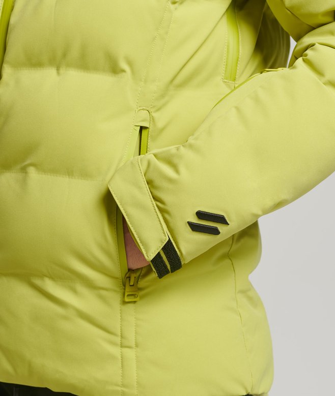womens Motion Pro Puffer Jacket in Apple Sorbet | Superdry US