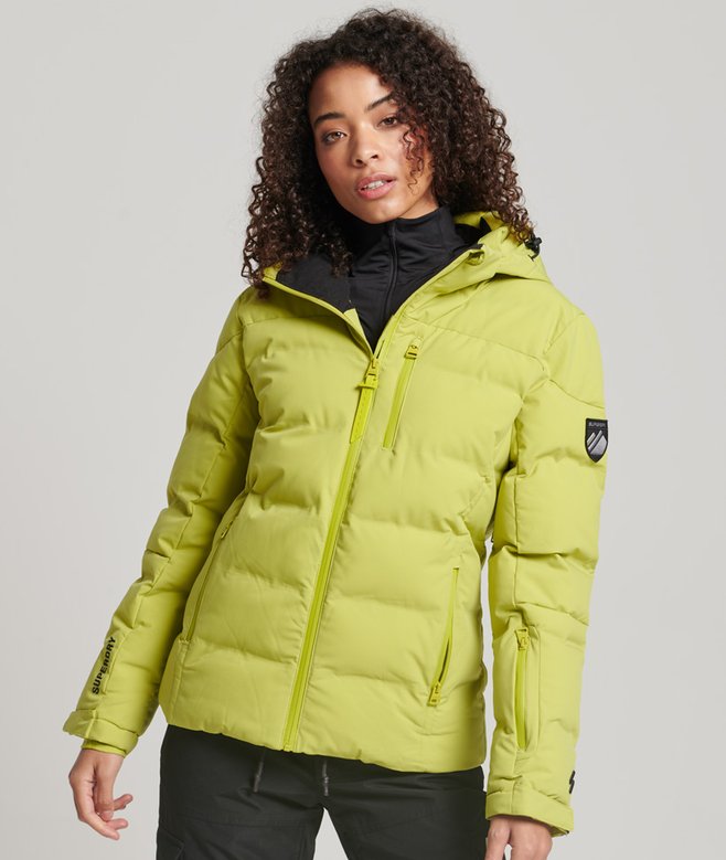 womens Motion Pro Puffer Jacket in Apple Sorbet | Superdry US