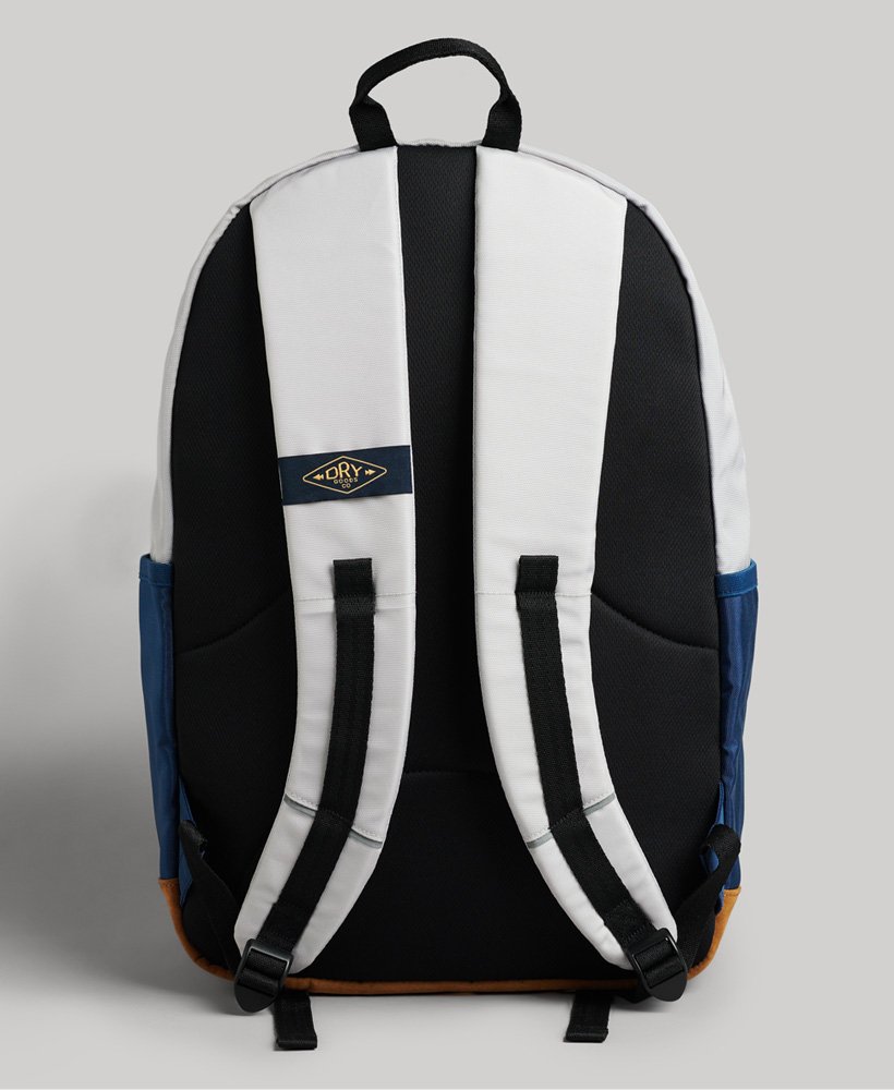 womens Graphic Montana Backpack in Bottle Blue/Light Stone | Superdry UK