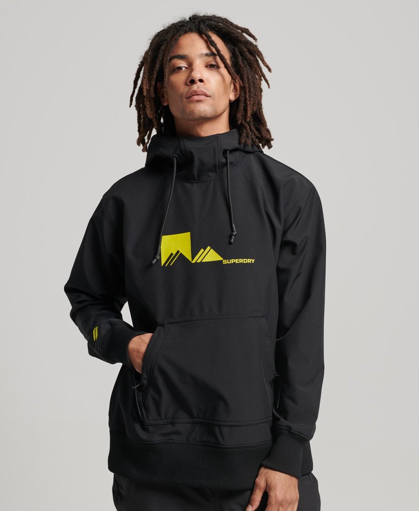 mens Snow Tech Hoodie in Black | Superdry UK
