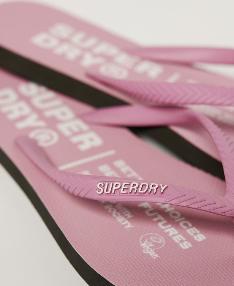 womens Studios Flip Flops in Roseate Pink | Superdry UK