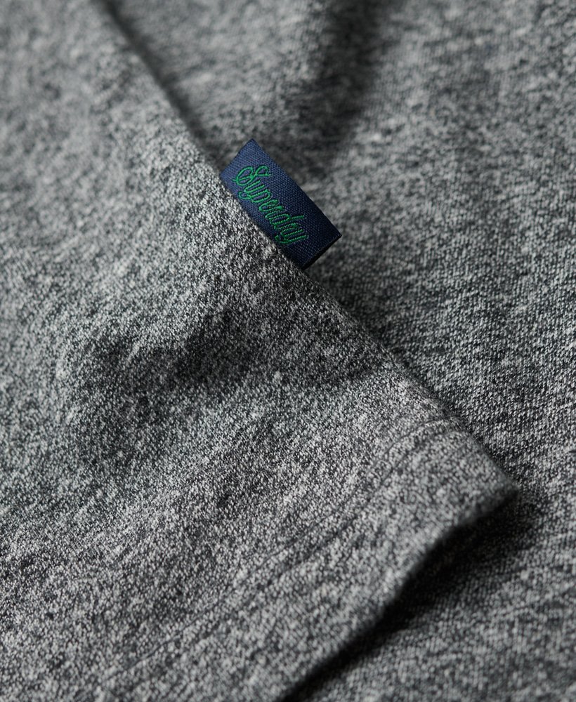 mens Essential Logo T-Shirt in Karst Black Mega Grit | Superdry IE