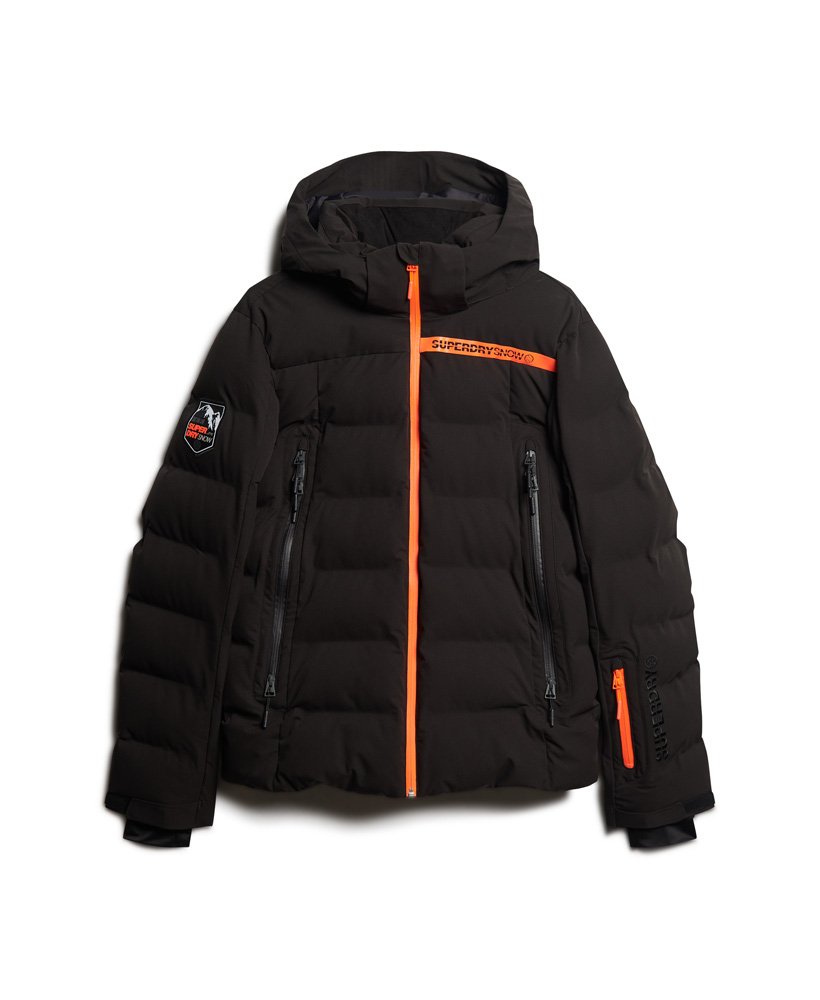 mens Ski Radar Pro Puffer Jacket in Black | Superdry UK