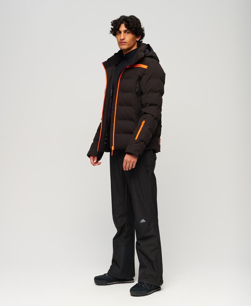 mens Ski Radar Pro Puffer Jacket in Black | Superdry UK