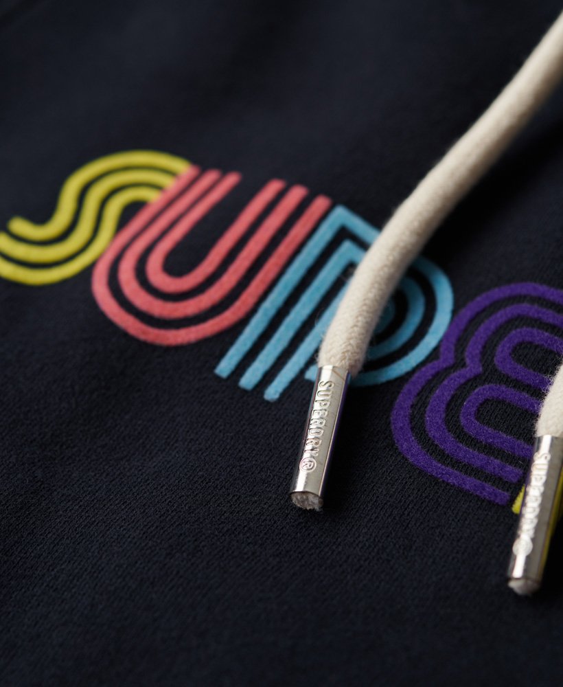 Retro Rainbow Hoodie finster marineblau für Damen | Superdry CH-DE