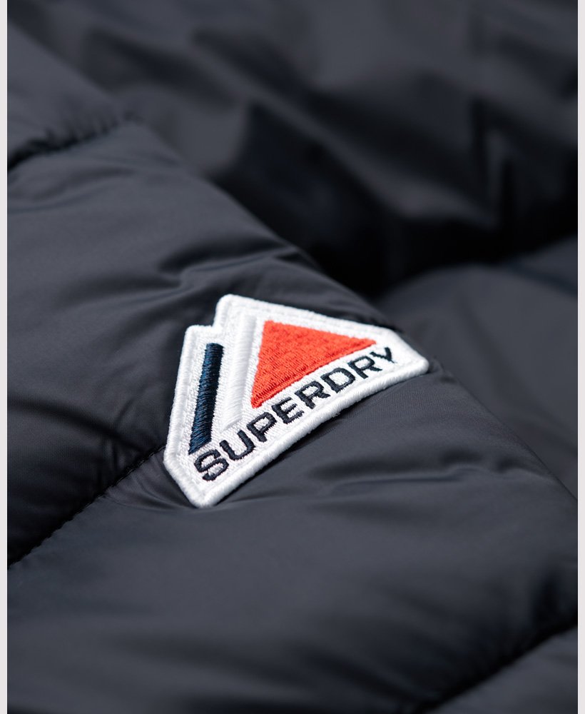 womens Crop Hooded Fuji Jacket in Eclipse Navy | Superdry UK