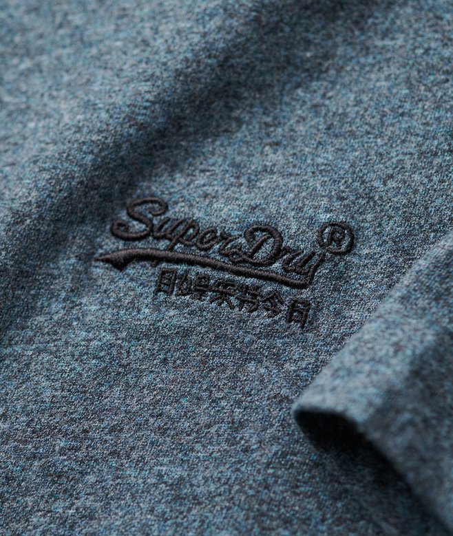 mens Essential Logo T-Shirt in Scorched Teal Grit | Superdry UK
