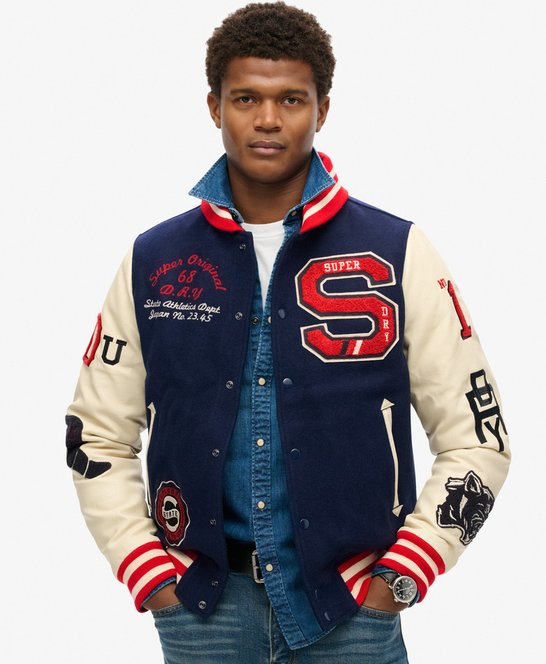 Varsity Jackets & Baseball Jackets for Men | Superdry UK