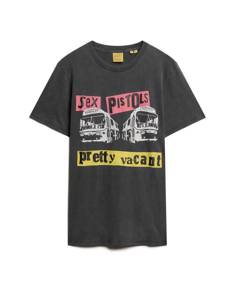 T Shirt Sex Pistolsback In Black Intense Pour Homme Superdry Fr
