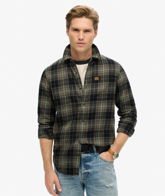 superdry Camisa de leñador de algodón de manga larga Rebajas | Deportes