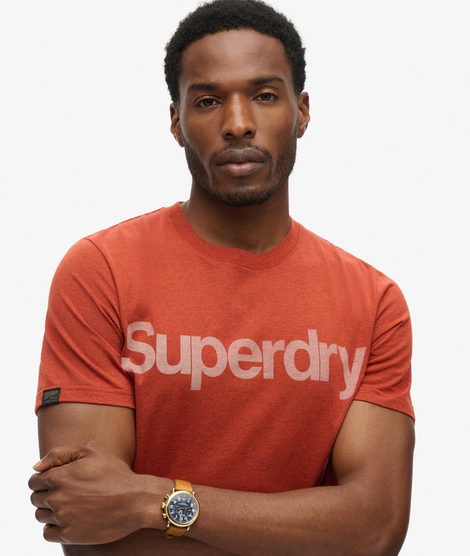 T-shirt classique Core Logo poussière orange arizona pours Homme ...