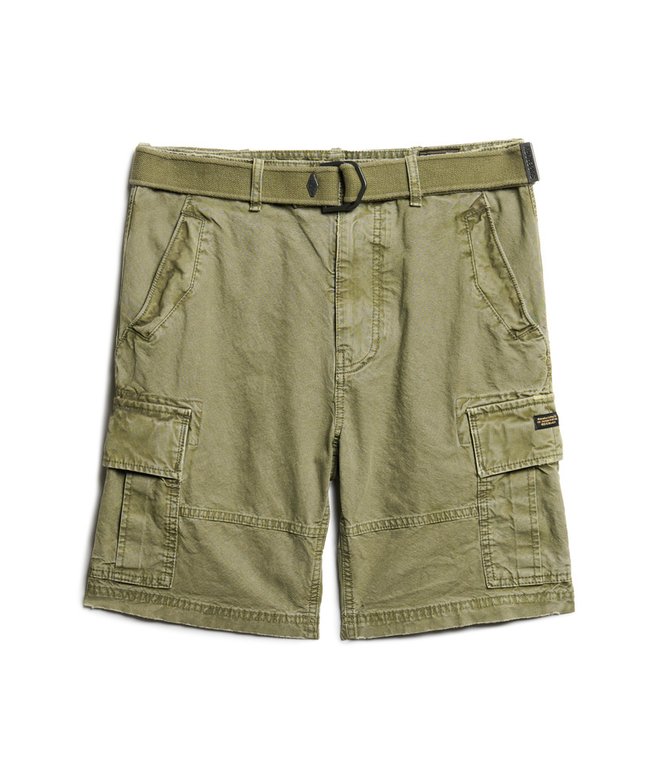 mens Heavy Cargo Shorts in Olive Khaki | Superdry UK
