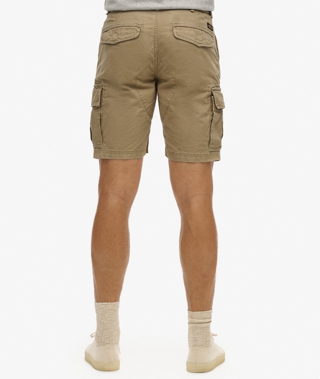 mens Heavy Cargo Shorts in Dress Beige | Superdry UK