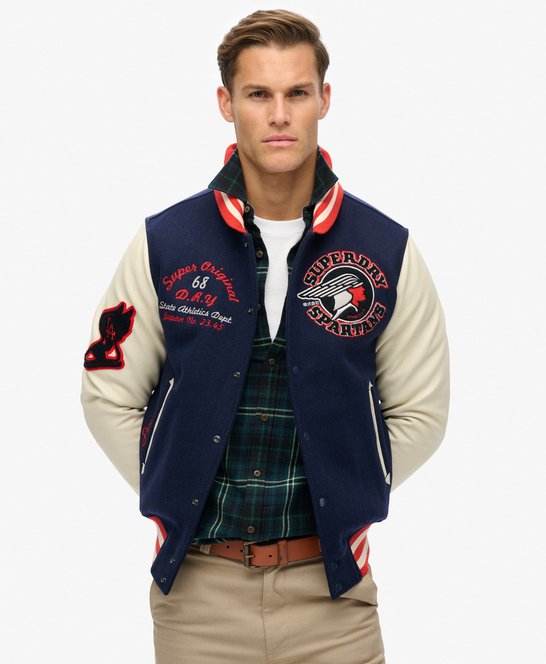 Varsity Jackets & Baseball Jackets for Men | Superdry UK