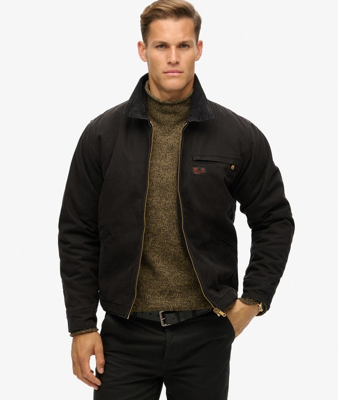 mens Surplus Barn Jacket in JET BLACK | Superdry UK