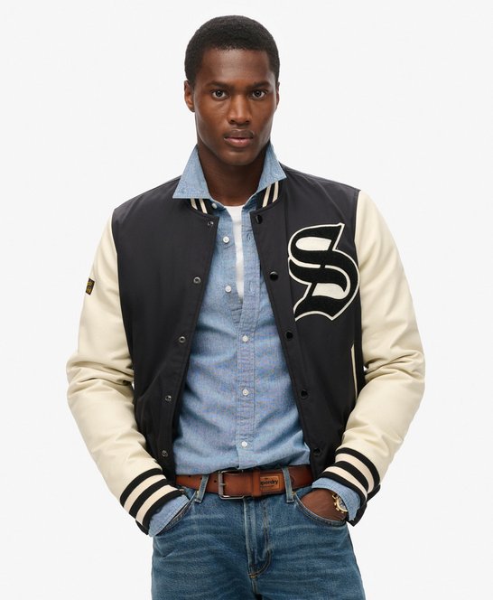 Varsity Jackets & Baseball Jackets for Men | Superdry UK