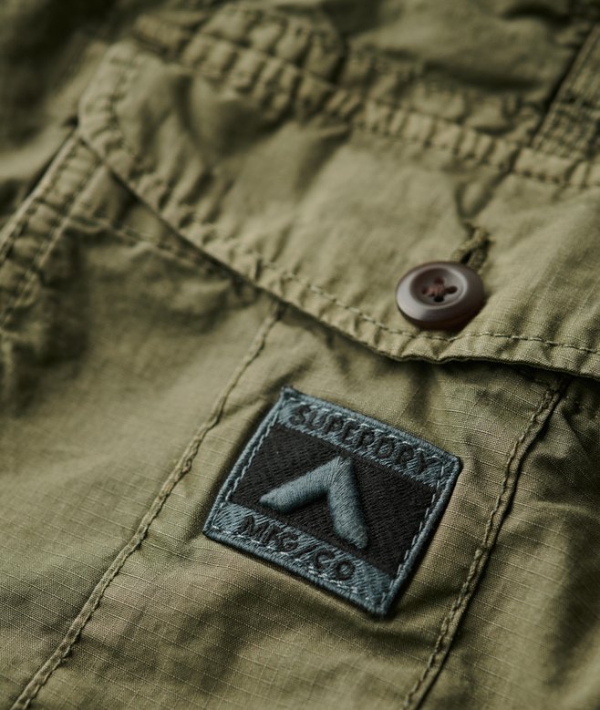 mens Parachute Light Shorts in Chive Green | Superdry UK