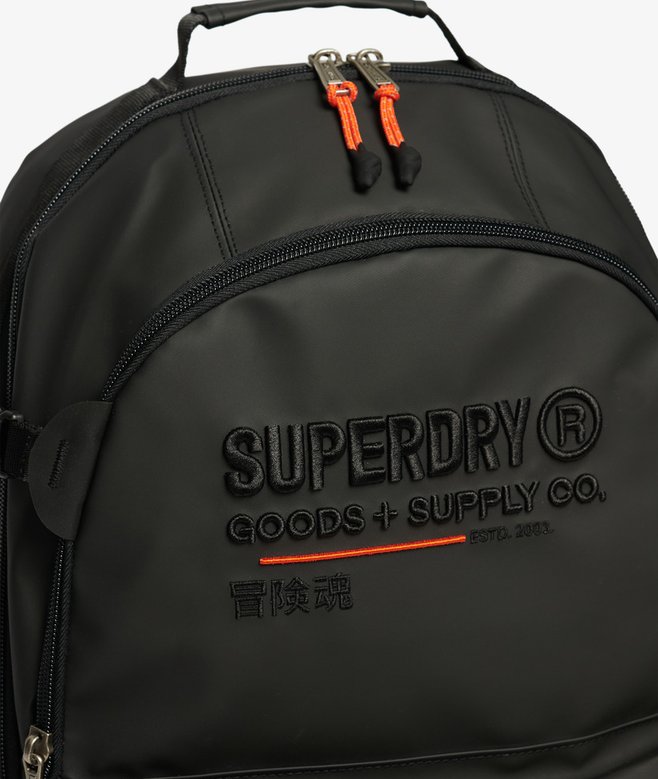 womens Tarp Utility Backpack in Black | Superdry UK