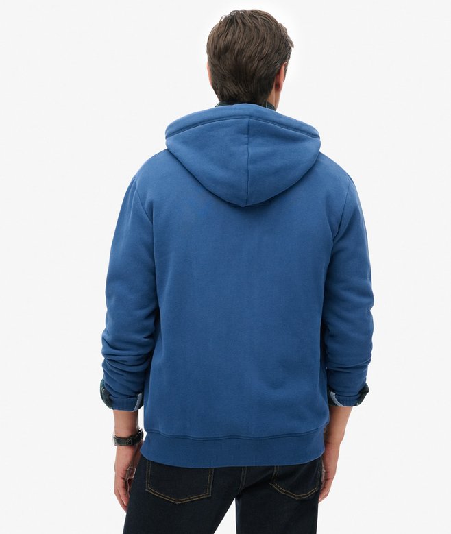 Sweat à capuche zippé à logo Essential nuit saphir pours Homme ...