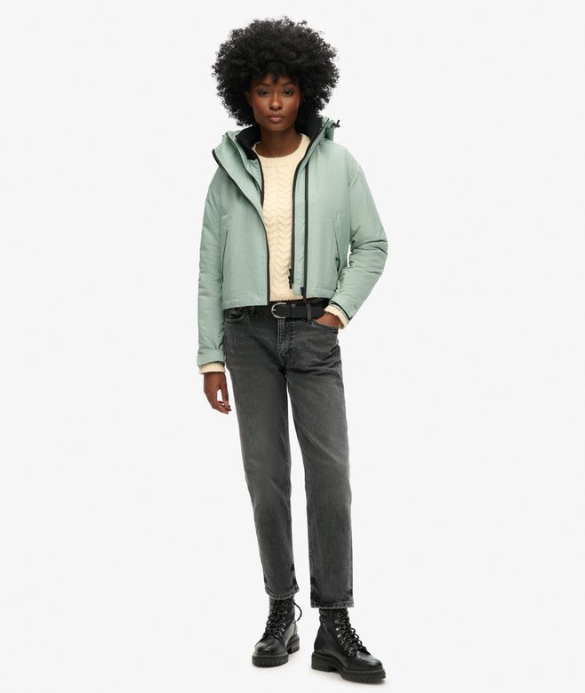 womens Code SD-Windcheater Jacket in Light Jade Green | Superdry UK