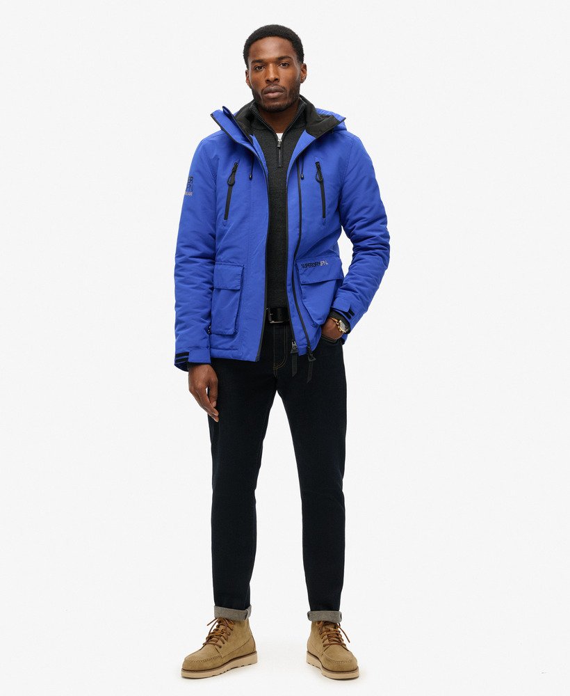 mens Hooded Ultimate Windbreaker in Everton Blue | Superdry UK