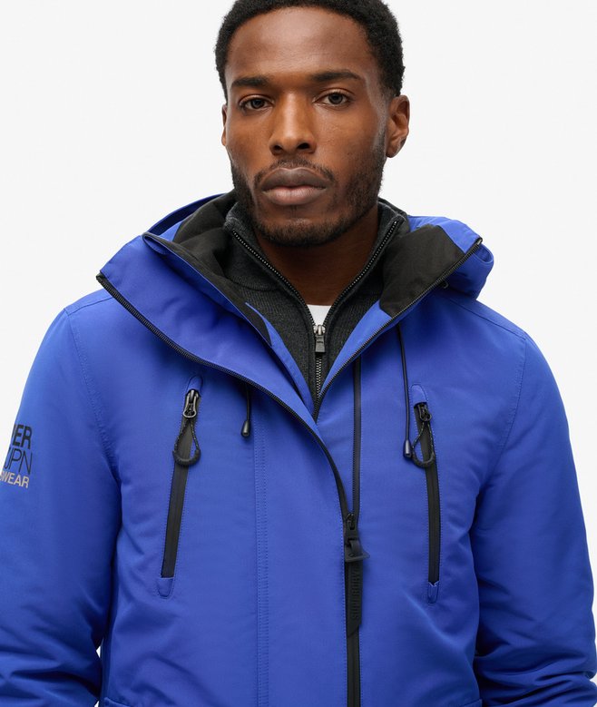 mens Hooded Ultimate Windbreaker in Everton Blue | Superdry UK