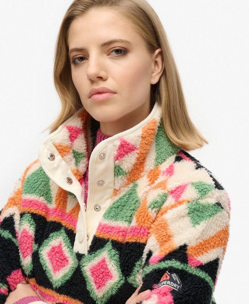 Mujer Forro Polar Teddy Estampado Súper Suave en estampado de rizo ...