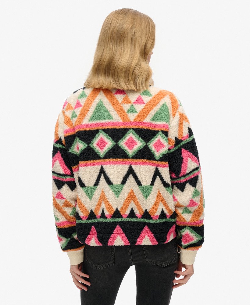Mujer Forro Polar Teddy Estampado Súper Suave en estampado de rizo ...