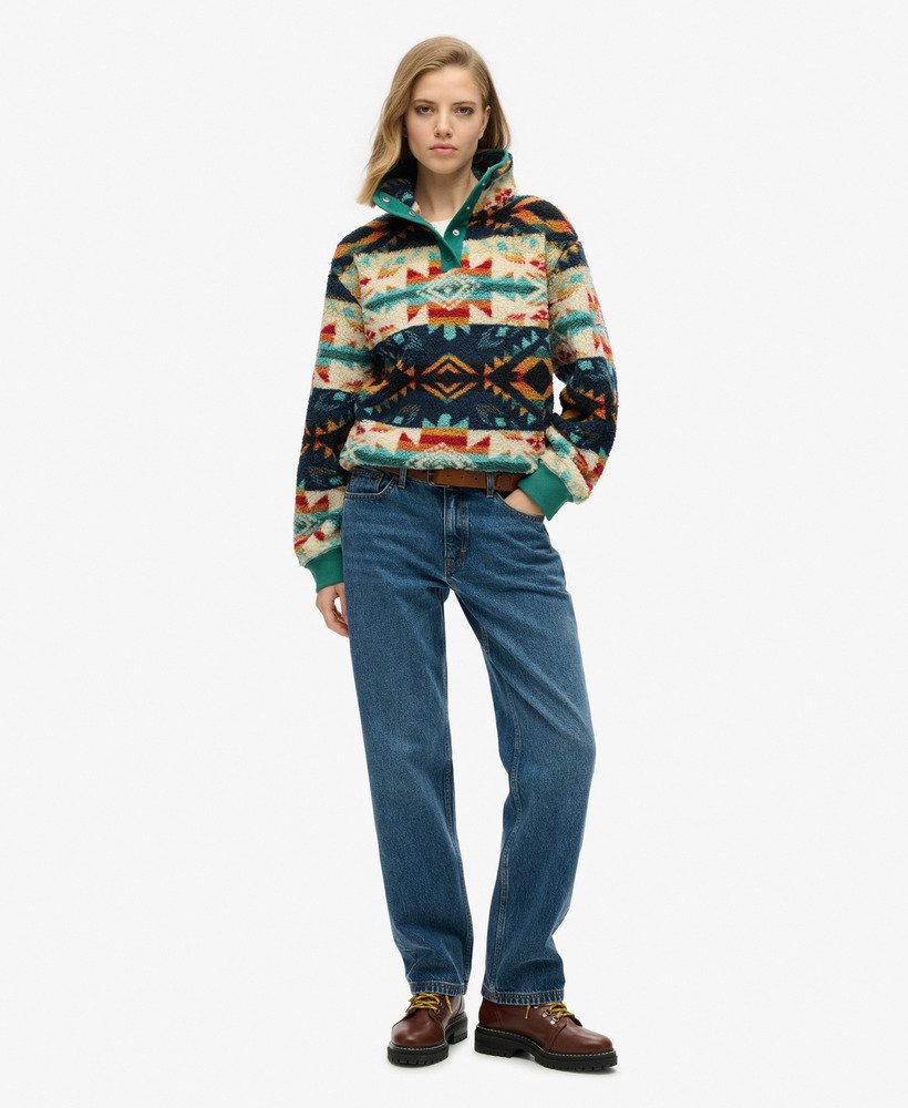 Mujer Forro Polar Teddy Estampado Súper Suave en estampado acolchado ...