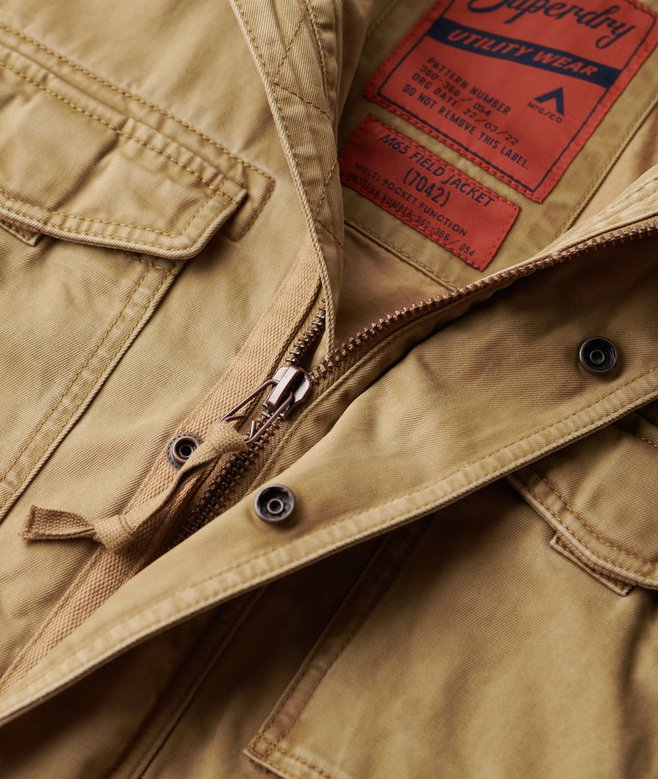 mens Rookie Military Jacket in Sandstone Brown | Superdry US