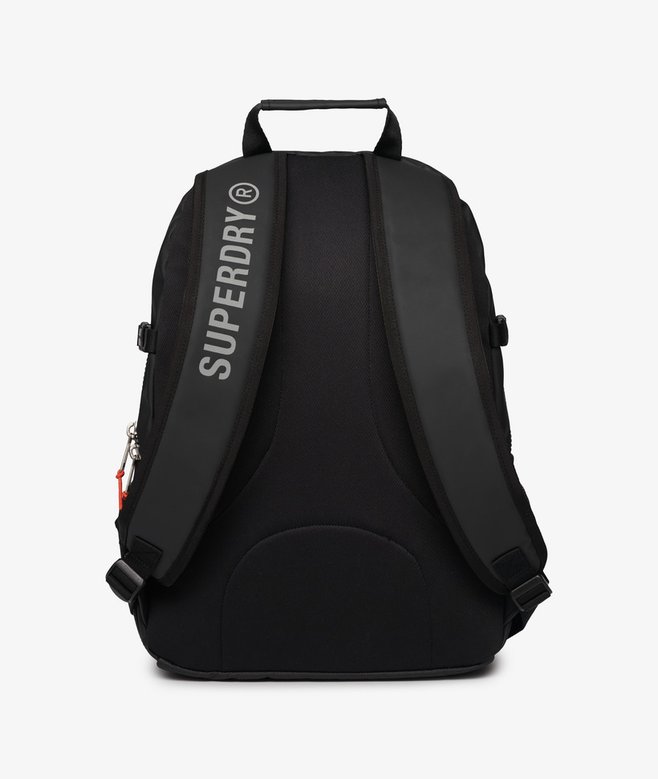 womens Tarp Embroidered Rucksack in Black/Khaki Green | Superdry UK