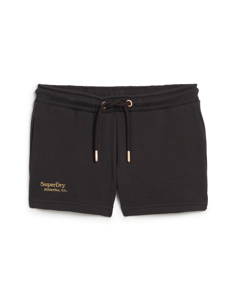 womens Essential Logo Shorts in BISON BLACK | Superdry UK