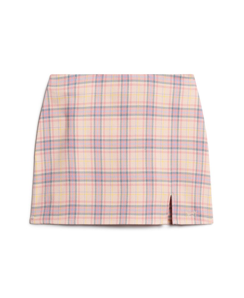 womens Check Mini Skirt in PINK CHECK | Superdry UK