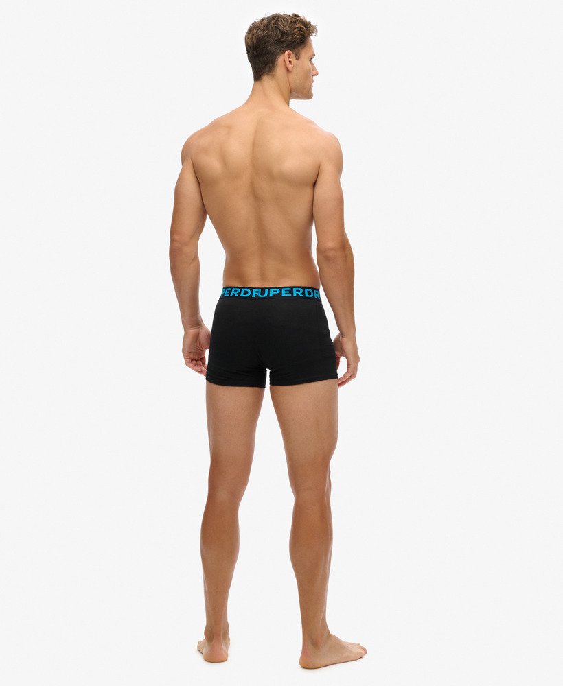 mens Boxer Triple Pack in Black/Neon | Superdry UK
