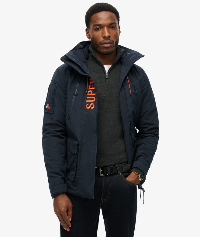 Veste Ultimate Windbreakerbleu marine éclipse pour Homme | Superdry FR