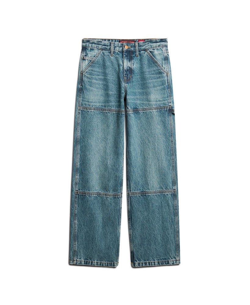 Jean Carpenter taille mi-haute en denimbleu moyen guerrero pour Femme ...