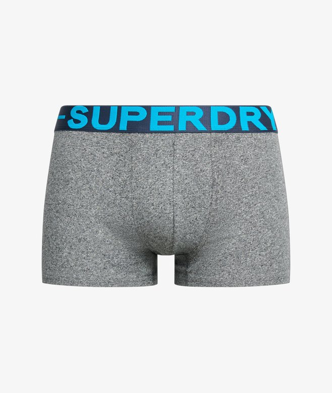 mens Organic Cotton Trunk Triple Pack in Raven Black Marl/Karst Mega ...