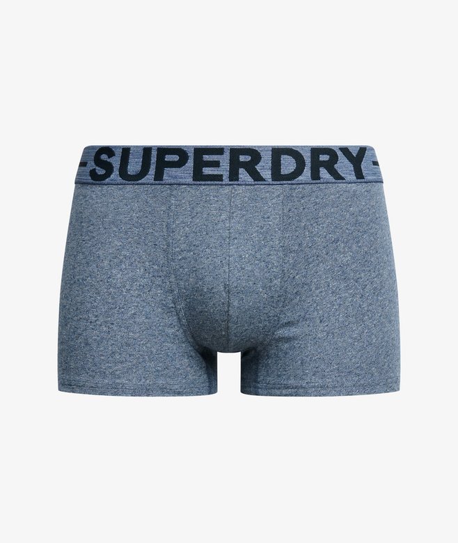 mens Organic Cotton Trunk Triple Pack in Raven Black Marl/Karst Mega ...