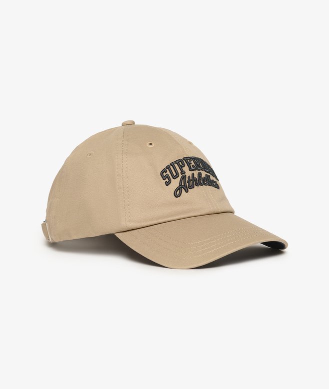 womens Graphic Baseball Cap in Deep Beige Slub | Superdry UK