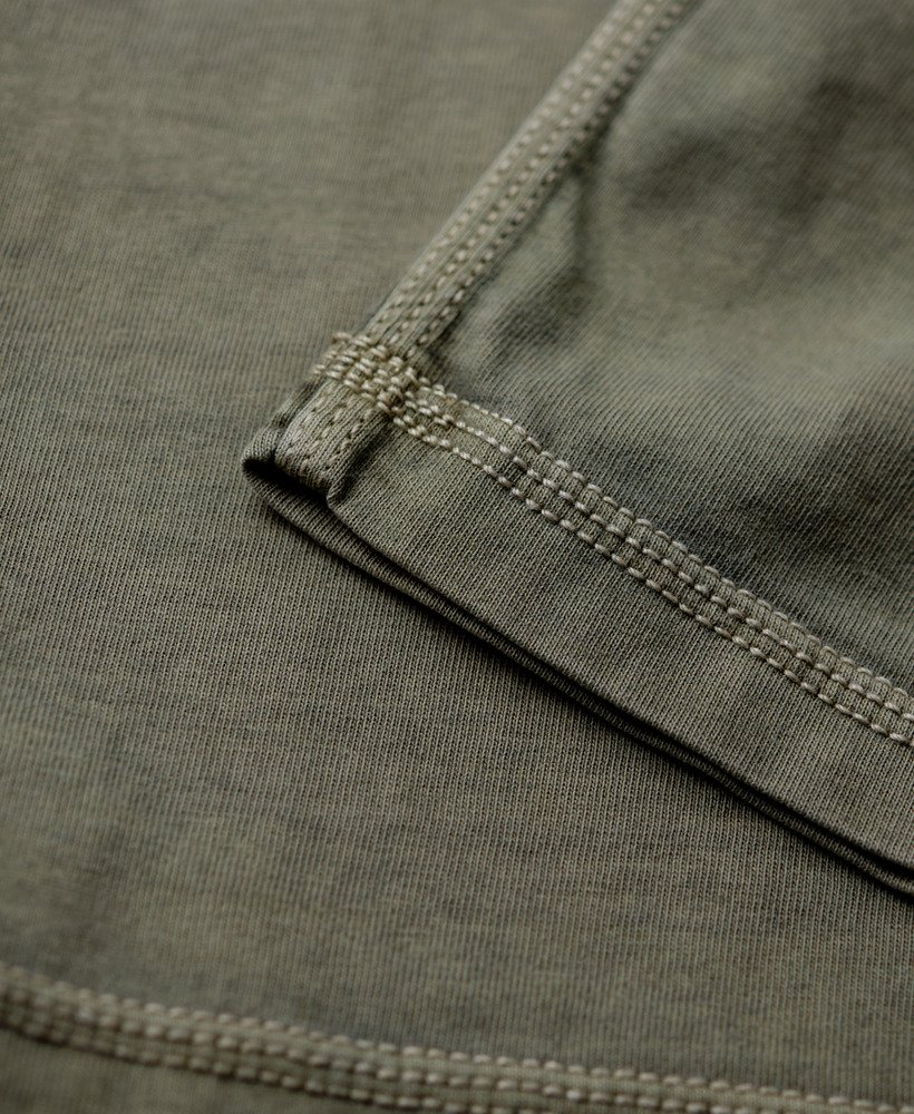 mens Contrast Stitch Pocket T-Shirt in WASHED GREY | Superdry UK